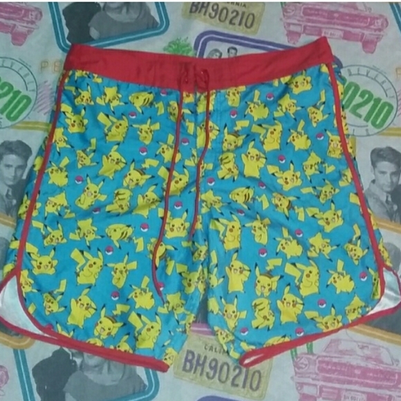 Pokemon | Swim | 26 Pokemon Pikachu Swimming Trunks Board Shorts | Poshmark